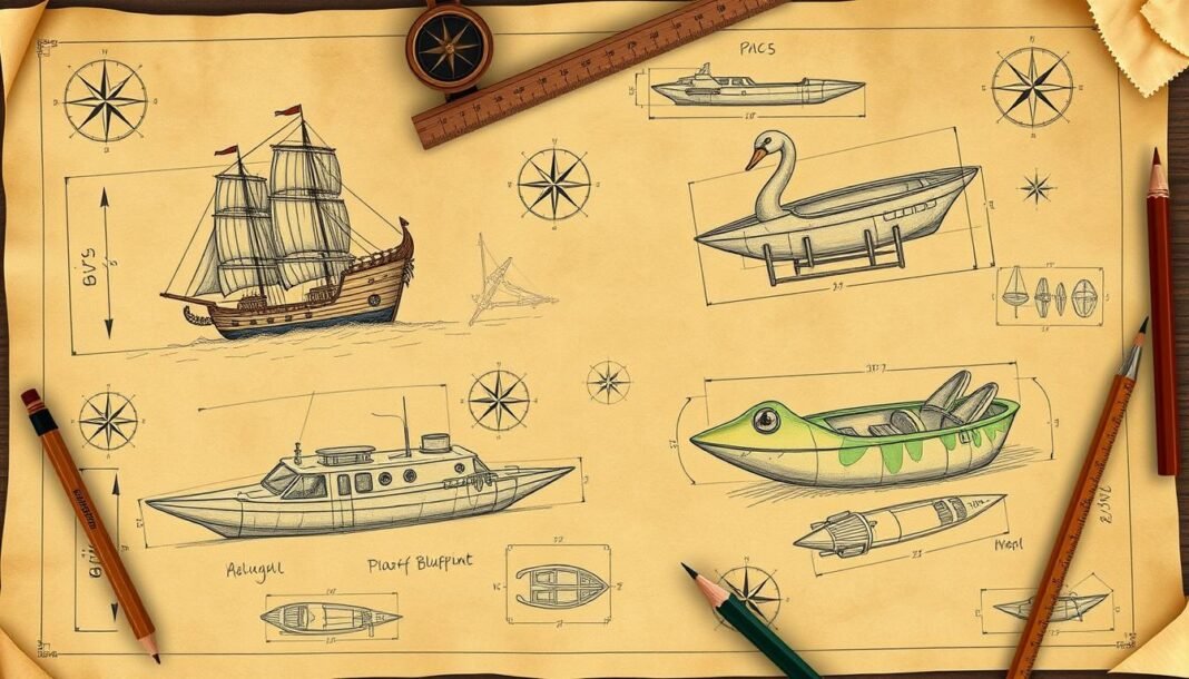 DIY Novelty Boat Plans & Blueprints - Dominate Boat Construction